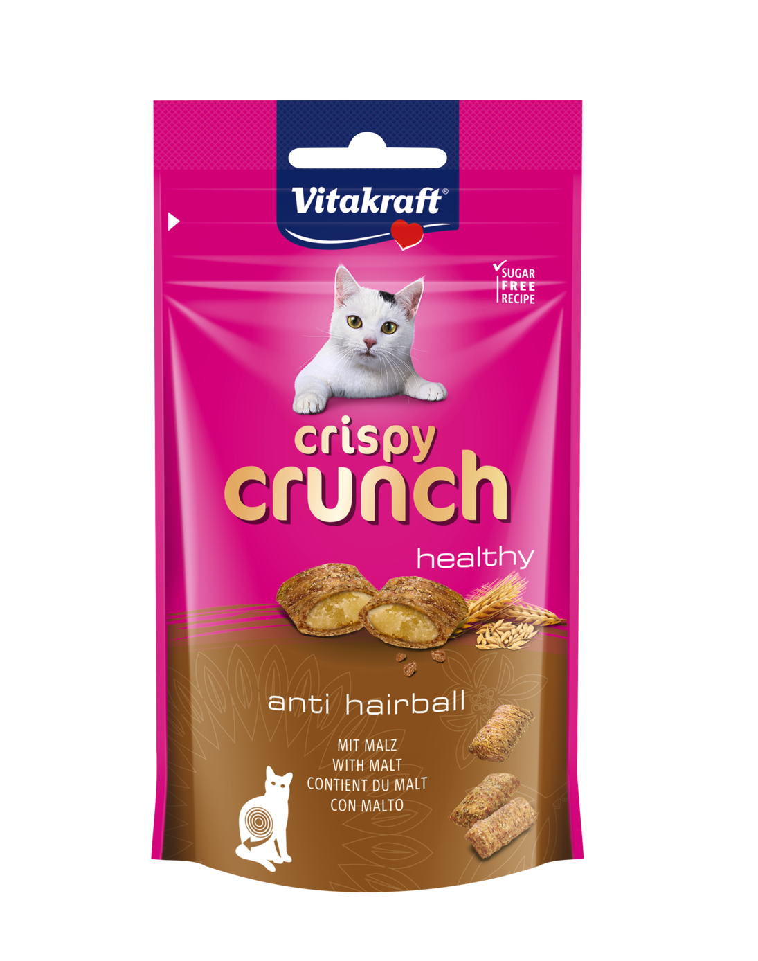 Crispy Crunch Malt Cat Treat - Cat-Food-Treats : Pet Shop Auckland ...