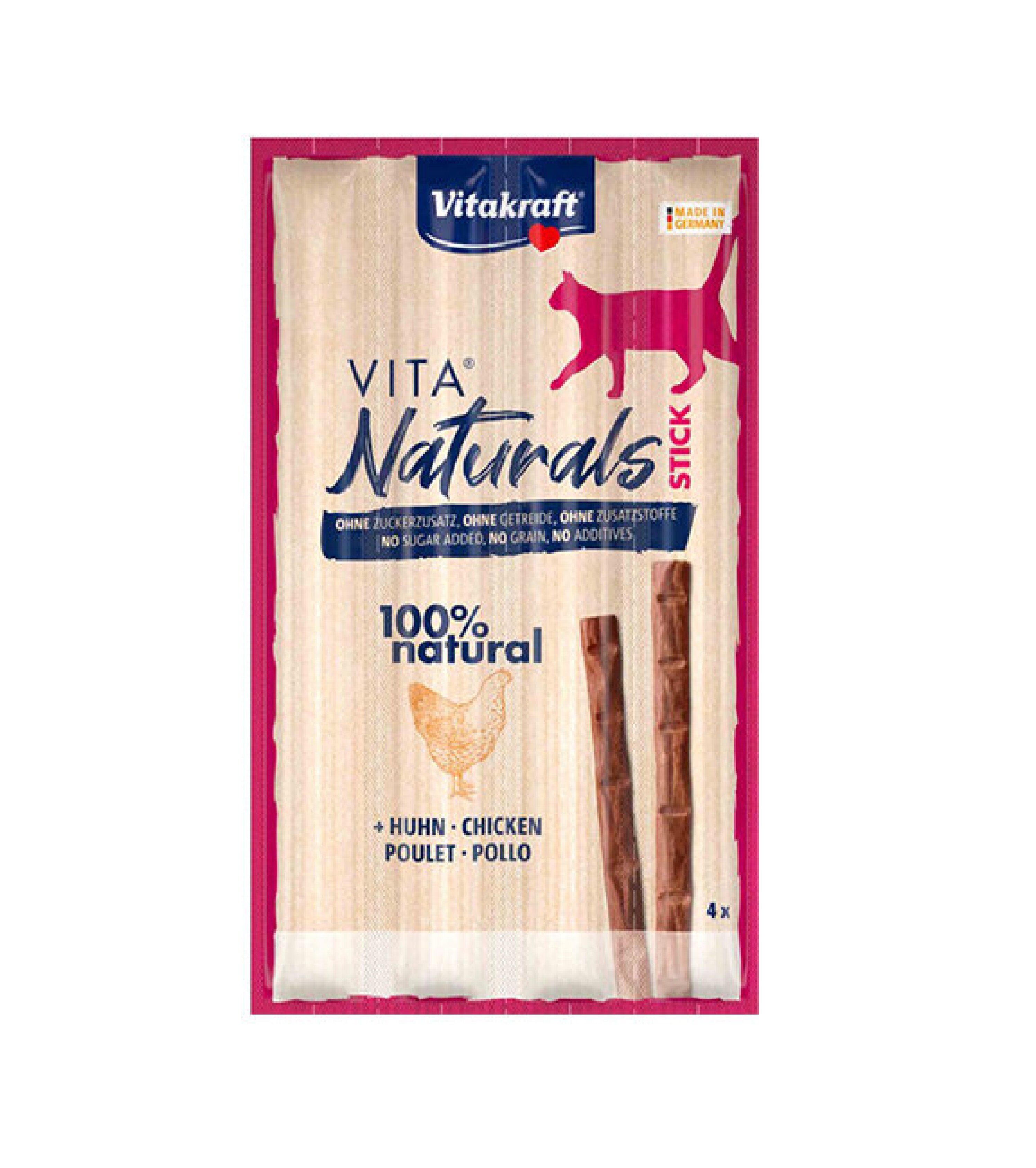 Vita Naturals Cat Sticks Chicken 20g - Cat-Food & Treats-Treats : Pet ...