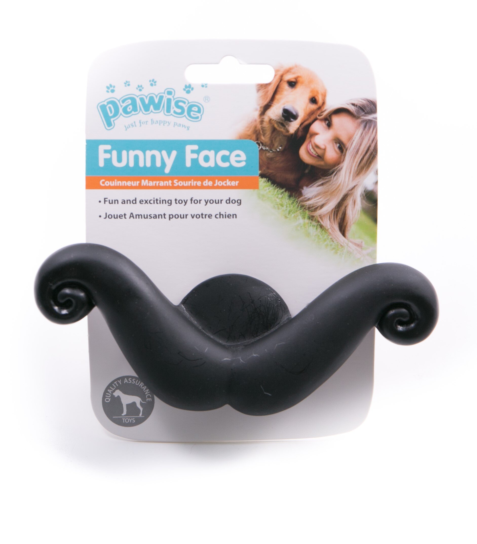 Pawise Funny Face - Moustache Dog Toy - Dog-Toys-Squeaky : Pet Shop ...