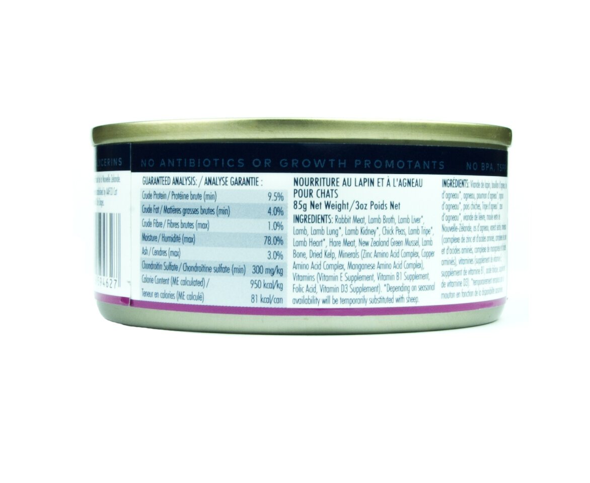 Canned Rabbit & Lamb Cat Food 85g - Cat-Food & Treats-Wet Food : Pet ...