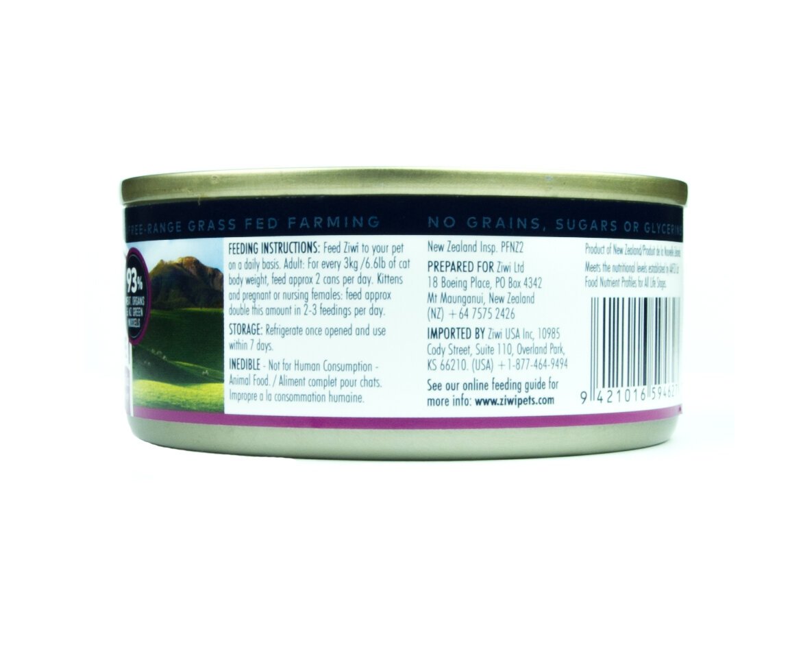 Canned Rabbit & Lamb Cat Food 85g - Cat-Food-Wet Food : Pet Shop ...